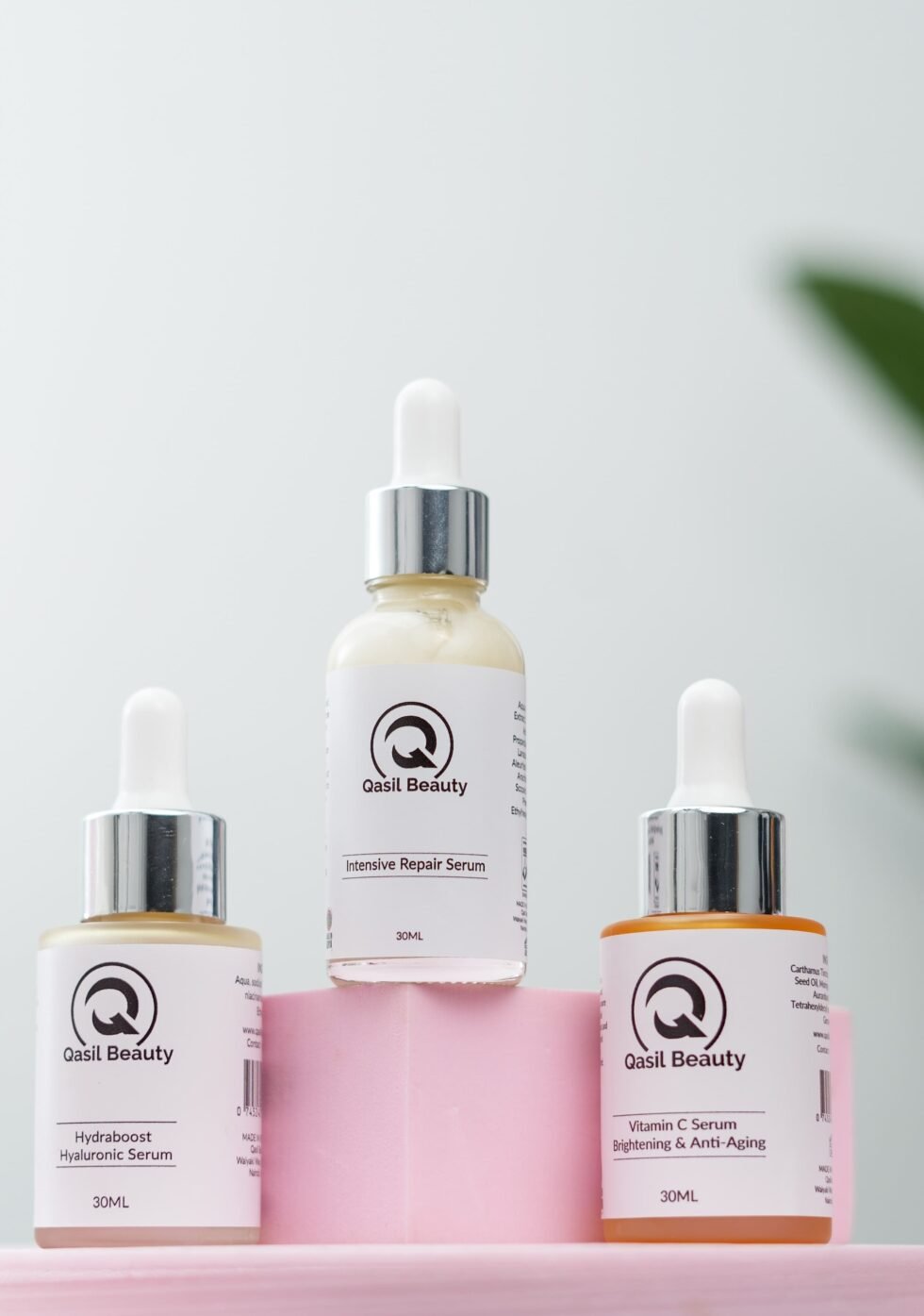 Brightening and Plumping Serum Bundle - Qasil Beauty